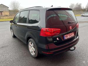 Black SEAT Alhambra 2011 in Telschi, with an engine capacity of 1.97 L and mileage of 278 thousand km for 5900 €, photo 7 on AUTOMOTO.COM.LV