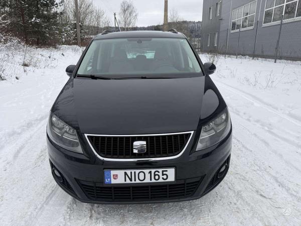 Black SEAT Alhambra 2011 in Vilnius, with an engine capacity of 1.97 L and mileage of 264 thousand km for 6500 €, photo 2 on AUTOMOTO.COM.LV