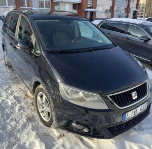 Melns SEAT Alhambra 2011 Klaipėda, ar dzinēja tilpumu 1.97 L un nobraukumu 305 tūkst. km par 5400 €, foto  vietnē AUTOMOTO.COM.LV