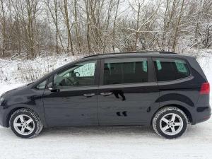 Black SEAT Alhambra 2011 in Vilnius, with an engine capacity of 1.97 L and mileage of 264 thousand km for 5900 €, photo 7 on AUTOMOTO.COM.LV