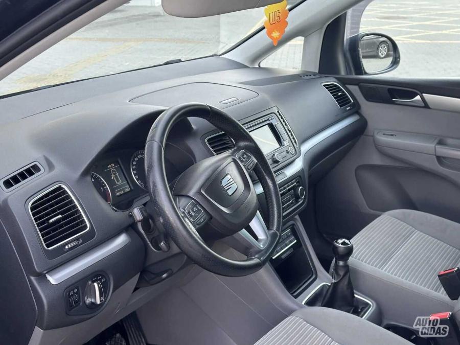 Melns SEAT Alhambra 2011 Viļņa, ar dzinēja tilpumu 2.00 L un nobraukumu 349 tūkst. km par 6000 €, foto 8 vietnē AUTOMOTO.COM.LV