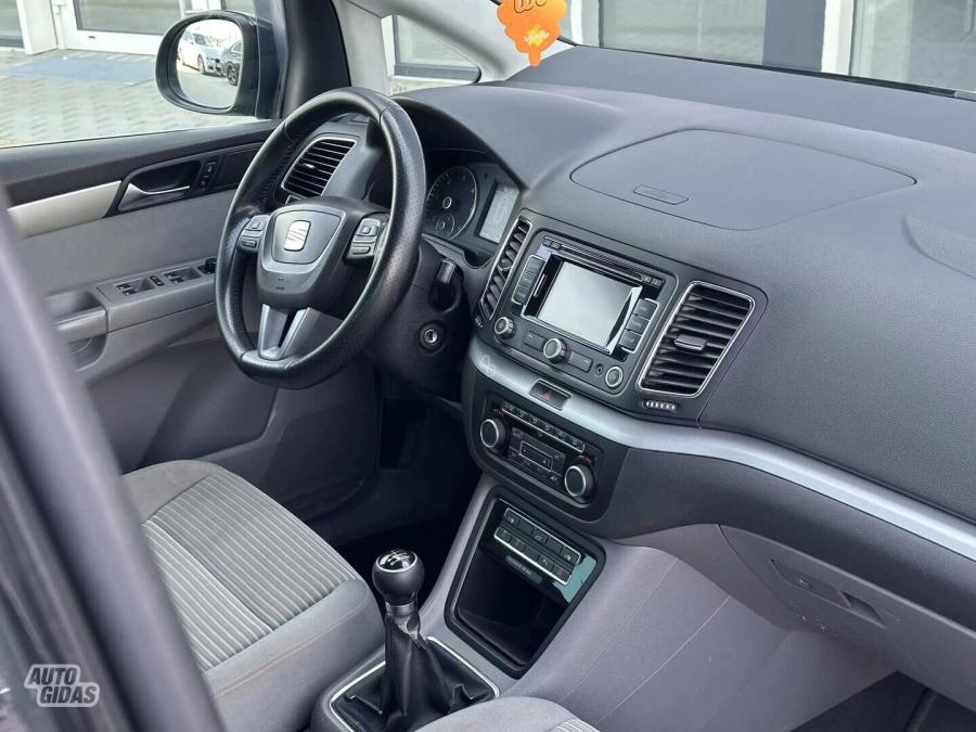 Melns SEAT Alhambra 2011 Viļņa, ar dzinēja tilpumu 2.00 L un nobraukumu 349 tūkst. km par 6000 €, foto 13 vietnē AUTOMOTO.COM.LV