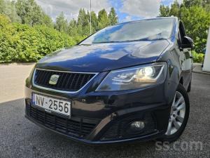 Black SEAT Alhambra 2011 in Riga, with an engine capacity of 2.00 L and mileage of 394 thousand km for 4350 €, photo  on AUTOMOTO.COM.LV