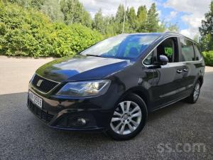 Black SEAT Alhambra 2011 in Riga, with an engine capacity of 2.00 L and mileage of 394 thousand km for 4350 €, photo 3 on AUTOMOTO.COM.LV