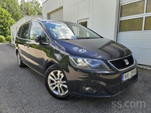 Black SEAT Alhambra 2011 in Riga, with an engine capacity of 2.00 L and mileage of 394 thousand km for 4350 €, photo 10 on AUTOMOTO.COM.LV