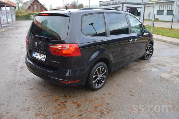 Melns SEAT Alhambra 2012 Ogre, ar dzinēja tilpumu 2.00 L un nobraukumu 0 tūkst. km par 8200 €, foto 3 vietnē AUTOMOTO.COM.LV