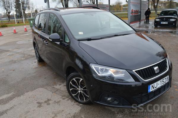 Melns SEAT Alhambra 2012 Ogre, ar dzinēja tilpumu 2.00 L un nobraukumu 0 tūkst. km par 8200 €, foto 4 vietnē AUTOMOTO.COM.LV