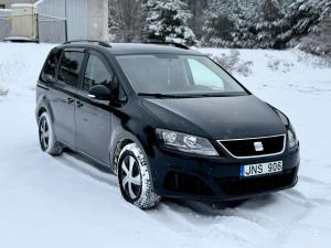 Black SEAT Alhambra 2012 in Vilnius, with an engine capacity of 2.00 L and mileage of 280 thousand km for 5500 €, photo  on AUTOMOTO.COM.LV