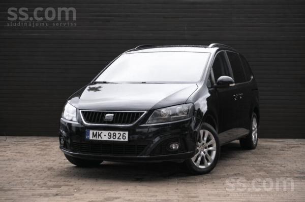 Melns SEAT Alhambra 2012 Rīga, ar dzinēja tilpumu 1.40 L un nobraukumu 218 tūkst. km par 8290 €, foto 1 vietnē AUTOMOTO.COM.LV