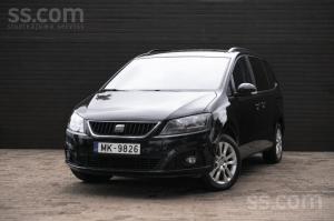 Black SEAT Alhambra 2012 in Riga, with an engine capacity of 1.40 L and mileage of 218 thousand km for 8290 €, photo  on AUTOMOTO.COM.LV