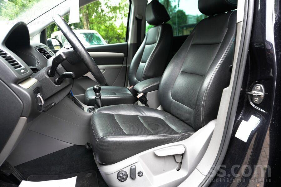 Black SEAT Alhambra 2012 in Riga, with an engine capacity of 1.40 L and mileage of 218 thousand km for 8290 €, photo 6 on AUTOMOTO.COM.LV