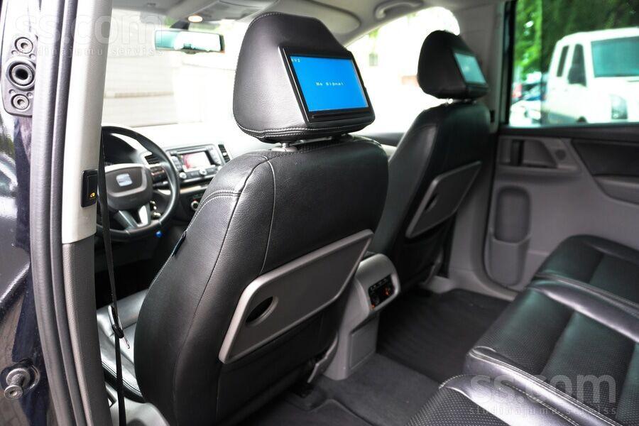 Black SEAT Alhambra 2012 in Riga, with an engine capacity of 1.40 L and mileage of 218 thousand km for 8290 €, photo 18 on AUTOMOTO.COM.LV
