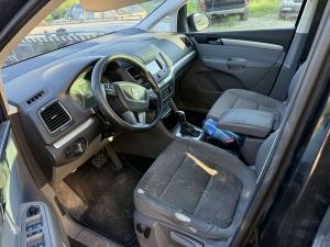 Black SEAT Alhambra 2012 in Kaunas, with an engine capacity of 1.97 L and mileage of 540 thousand km for 2499 €, photo 6 on AUTOMOTO.COM.LV