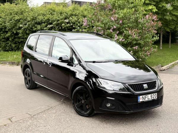 Black SEAT Alhambra 2012 in Vilnius, with an engine capacity of 2.00 L and mileage of 293 thousand km for 5500 €, photo 1 on AUTOMOTO.COM.LV