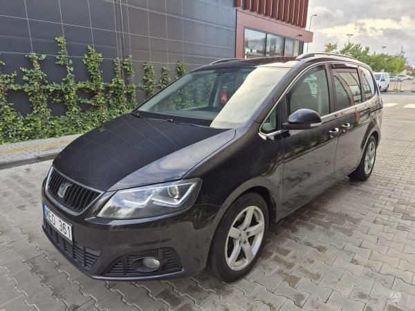 Melns SEAT Alhambra 2012 Klaipėda, ar dzinēja tilpumu 2.00 L un nobraukumu 313 tūkst. km par 7700 €, foto 1 vietnē AUTOMOTO.COM.LV