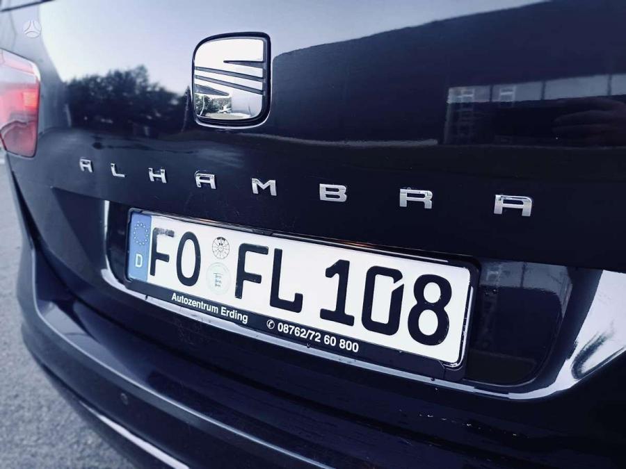 Melns SEAT Alhambra 2012 Utena, ar dzinēja tilpumu 1.97 L un nobraukumu 178 tūkst. km par 8950 €, foto 15 vietnē AUTOMOTO.COM.LV
