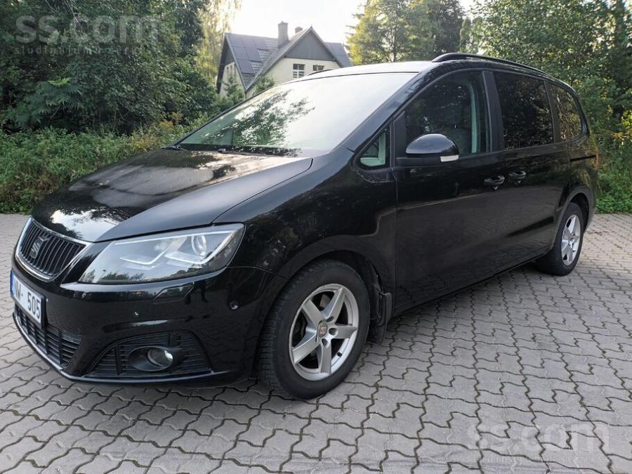 Melns SEAT Alhambra 2012 Rīga, ar dzinēja tilpumu 2.00 L un nobraukumu 243 tūkst. km par 5900 €, foto 3 vietnē AUTOMOTO.COM.LV