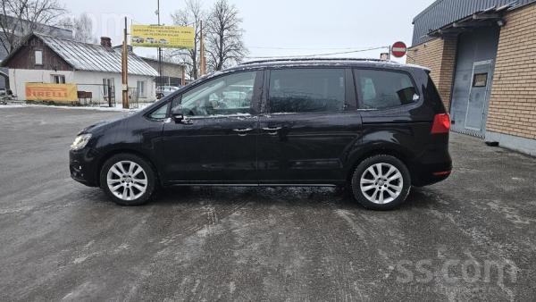 Black SEAT Alhambra 2013 in Limbazi, with an engine capacity of 2.00 L and mileage of 204 thousand km for 11550 €, photo 8 on AUTOMOTO.COM.LV
