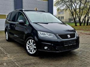 Black SEAT Alhambra 2013 in Kretinga, with an engine capacity of 1.97 L and mileage of 235 thousand km for 8499 €, photo  on AUTOMOTO.COM.LV