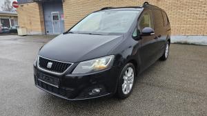Black SEAT Alhambra 2013 in Riga, with an engine capacity of 2.00 L and mileage of 203 thousand km for 11950 €, photo  on AUTOMOTO.COM.LV
