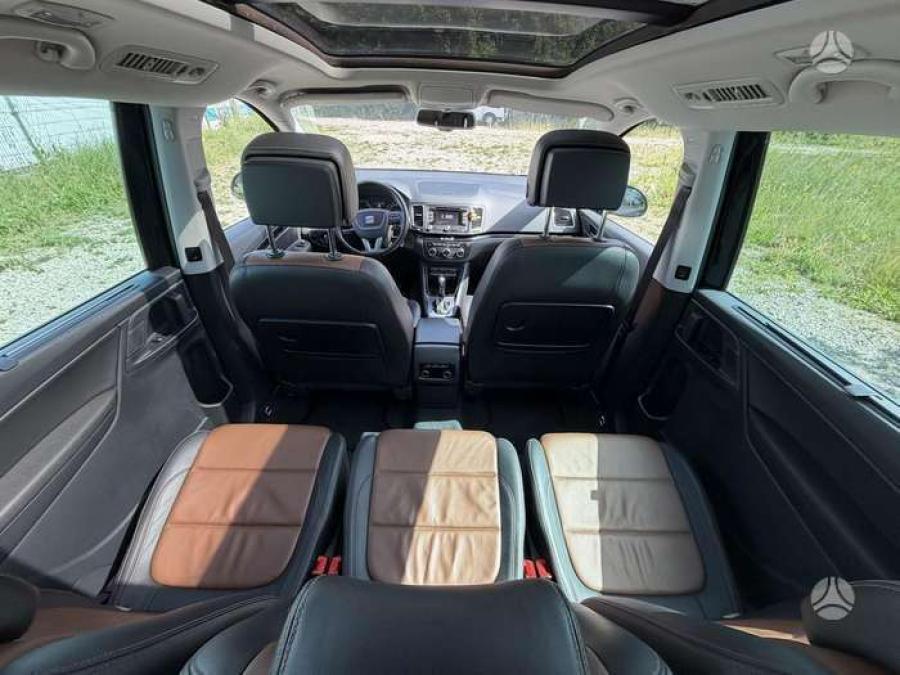 Melns SEAT Alhambra 2013 Šauļi, ar dzinēja tilpumu 1.97 L un nobraukumu 197 tūkst. km par 11500 €, foto 28 vietnē AUTOMOTO.COM.LV