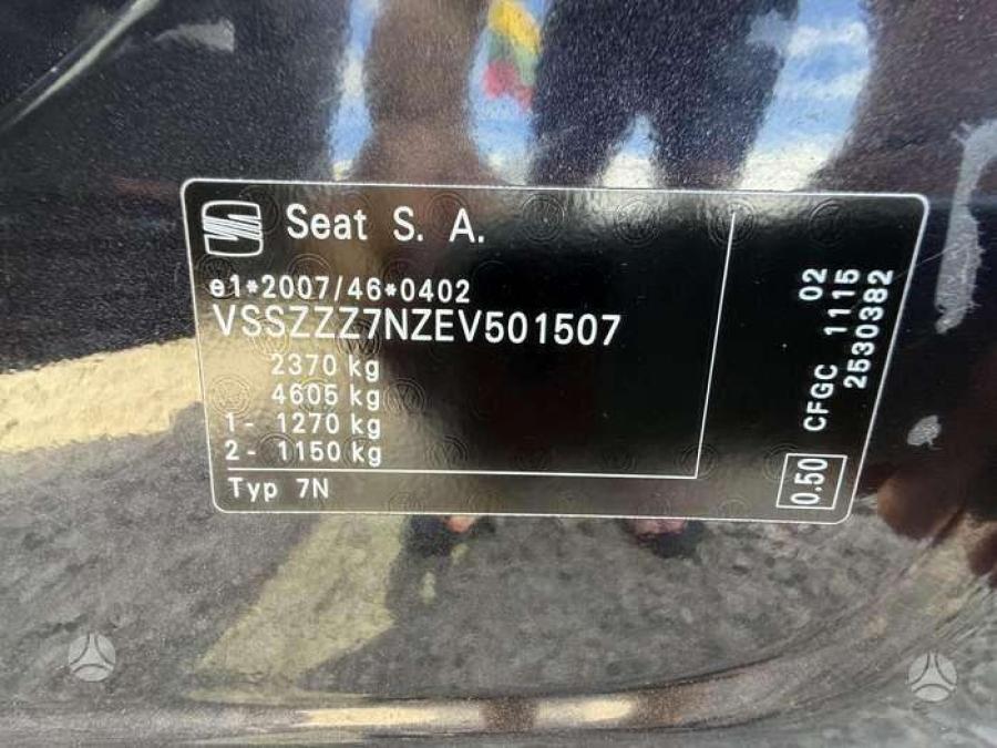 Melns SEAT Alhambra 2013 Šauļi, ar dzinēja tilpumu 1.97 L un nobraukumu 197 tūkst. km par 11500 €, foto 43 vietnē AUTOMOTO.COM.LV