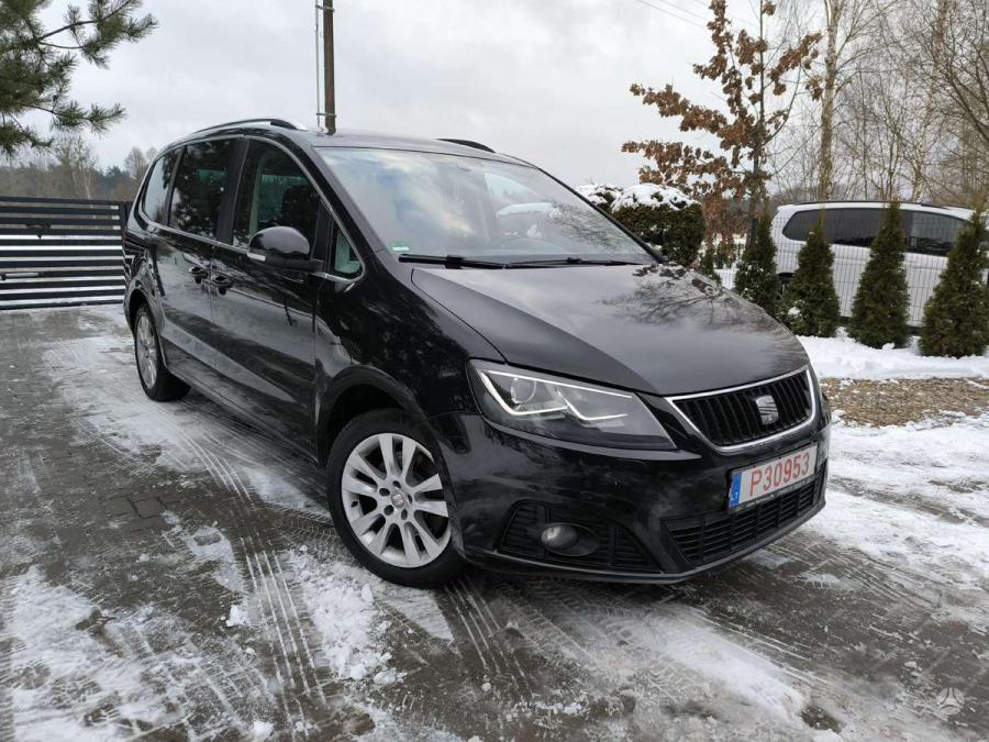 Melns SEAT Alhambra 2014 Druskininkai, ar dzinēja tilpumu 2.00 L un nobraukumu 299 tūkst. km par 7790 €, foto 4 vietnē AUTOMOTO.COM.LV