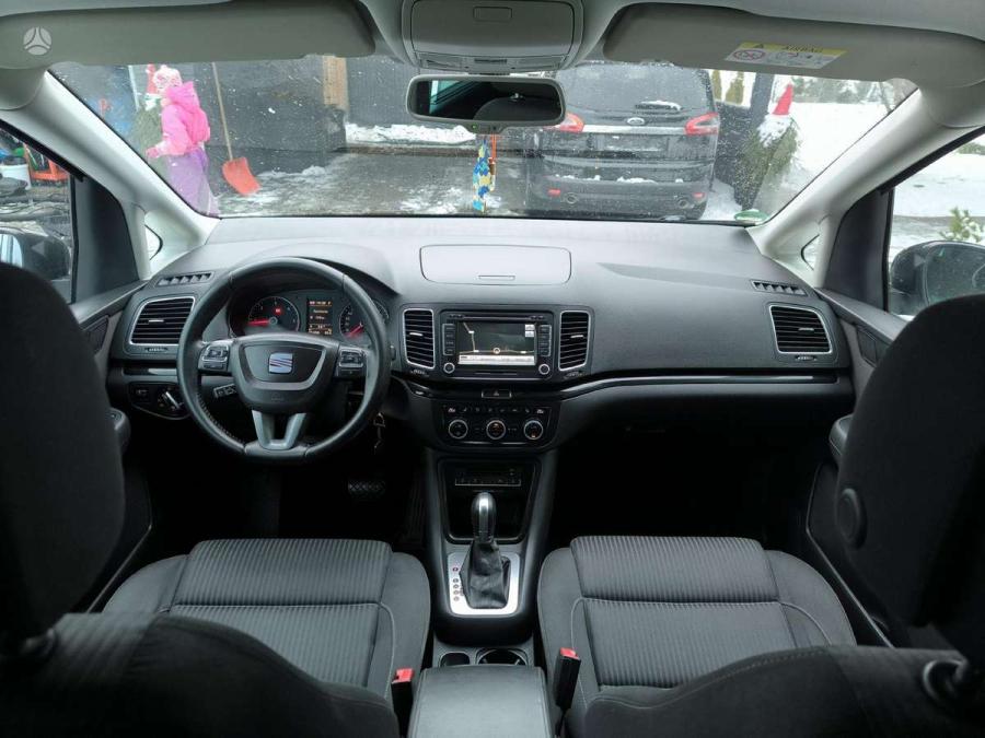 Melns SEAT Alhambra 2014 Druskininkai, ar dzinēja tilpumu 2.00 L un nobraukumu 299 tūkst. km par 7790 €, foto 18 vietnē AUTOMOTO.COM.LV