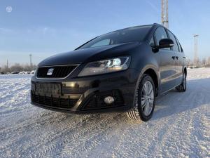 Black SEAT Alhambra 2014 in Marijampole, with an engine capacity of 1.97 L and mileage of 282 thousand km for 6350 €, photo 9 on AUTOMOTO.COM.LV