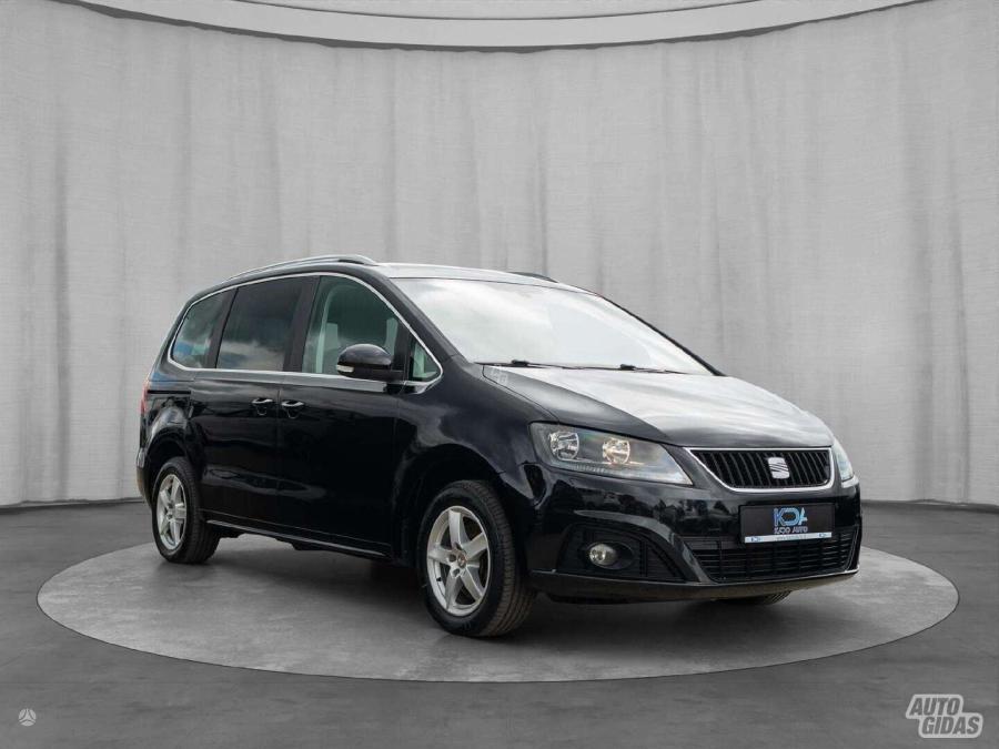 Black SEAT Alhambra 2014 in Marijampole, with an engine capacity of 2.00 L and mileage of 335 thousand km for 7450 €, photo 1 on AUTOMOTO.COM.LV