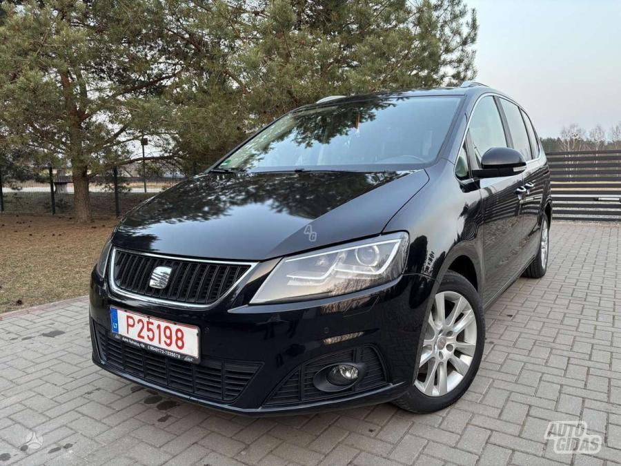 Melns SEAT Alhambra 2014 Druskininkai, ar dzinēja tilpumu 2.00 L un nobraukumu 299 tūkst. km par 7490 €, foto 1 vietnē AUTOMOTO.COM.LV