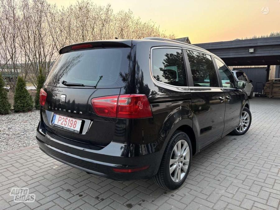 Melns SEAT Alhambra 2014 Druskininkai, ar dzinēja tilpumu 2.00 L un nobraukumu 299 tūkst. km par 7490 €, foto 5 vietnē AUTOMOTO.COM.LV