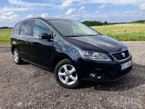Black SEAT Alhambra 2014 in Talsi, with an engine capacity of 2.00 L and mileage of 0 thousand km for 8500 €, photo  on AUTOMOTO.COM.LV