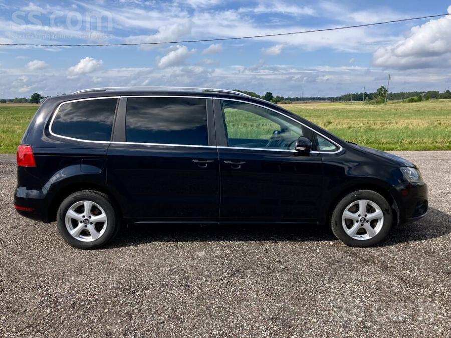 Black SEAT Alhambra 2014 in Talsi, with an engine capacity of 2.00 L and mileage of 0 thousand km for 8500 €, photo 3 on AUTOMOTO.COM.LV