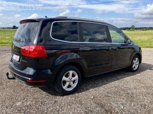 Black SEAT Alhambra 2014 in Talsi, with an engine capacity of 2.00 L and mileage of 0 thousand km for 8500 €, photo 4 on AUTOMOTO.COM.LV