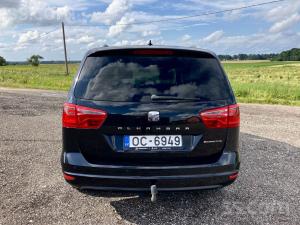 Black SEAT Alhambra 2014 in Talsi, with an engine capacity of 2.00 L and mileage of 0 thousand km for 8500 €, photo 5 on AUTOMOTO.COM.LV