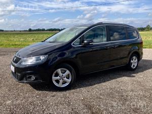 Black SEAT Alhambra 2014 in Talsi, with an engine capacity of 2.00 L and mileage of 0 thousand km for 8500 €, photo 8 on AUTOMOTO.COM.LV