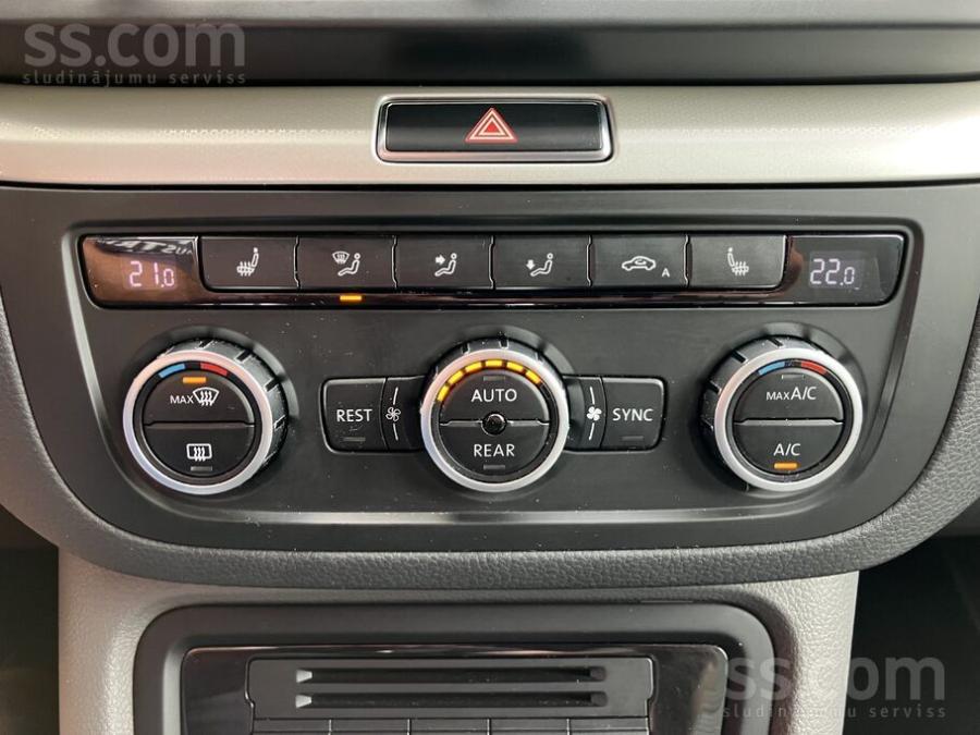 Black SEAT Alhambra 2014 in Talsi, with an engine capacity of 2.00 L and mileage of 0 thousand km for 8500 €, photo 13 on AUTOMOTO.COM.LV