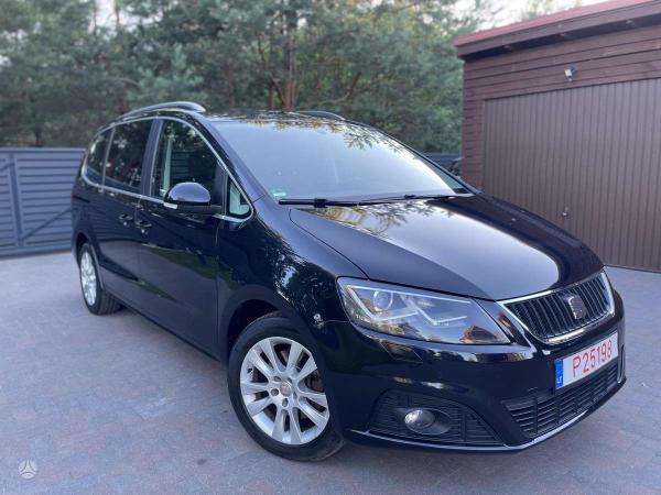 Black SEAT Alhambra 2014 in Druskininkai, with an engine capacity of 1.97 L and mileage of 299 thousand km for 7490 €, photo 3 on AUTOMOTO.COM.LV