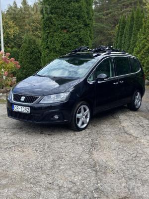 Black SEAT Alhambra 2015 in Dobele, with an engine capacity of 2.00 L and mileage of 261 thousand km for 7950 €, photo  on AUTOMOTO.COM.LV