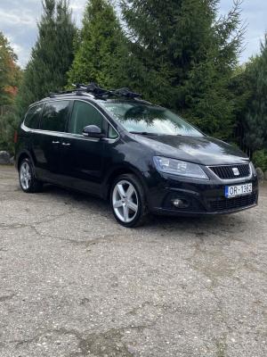 Black SEAT Alhambra 2015 in Dobele, with an engine capacity of 2.00 L and mileage of 261 thousand km for 7950 €, photo 3 on AUTOMOTO.COM.LV