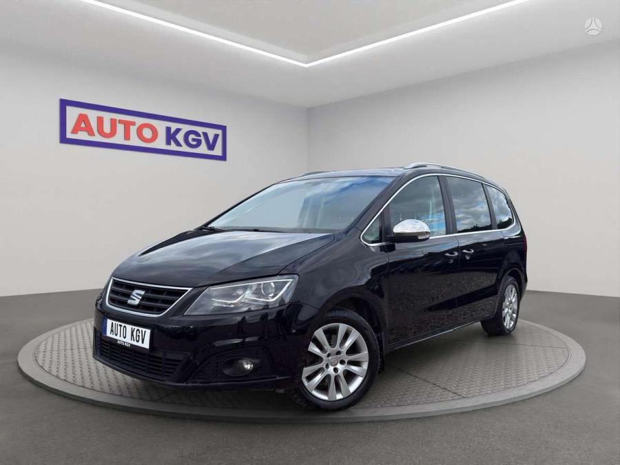 Black SEAT Alhambra 2015 in Kaunas, with an engine capacity of 2.00 L and mileage of 294 thousand km for 9799 €, photo 1 on AUTOMOTO.COM.LV