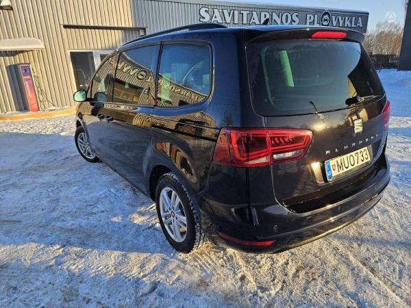 Black SEAT Alhambra 2016 in Vilkaviskis, with an engine capacity of 1.97 L and mileage of 138 thousand km for 12800 €, photo 5 on AUTOMOTO.COM.LV