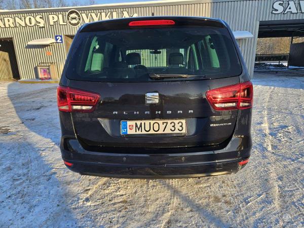 Black SEAT Alhambra 2016 in Vilkaviskis, with an engine capacity of 1.97 L and mileage of 138 thousand km for 12800 €, photo 6 on AUTOMOTO.COM.LV