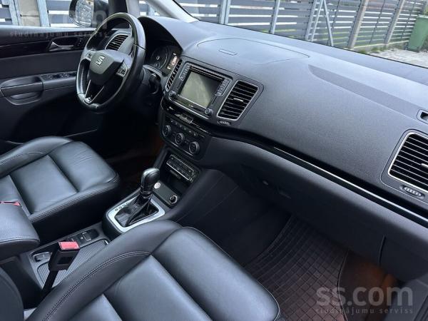Melns SEAT Alhambra 2017 Jelgava, ar dzinēja tilpumu 2.00 L un nobraukumu 215 tūkst. km par 13000 €, foto 3 vietnē AUTOMOTO.COM.LV