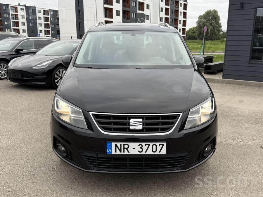 Melns SEAT Alhambra 2017 Jelgava, ar dzinēja tilpumu 2.00 L un nobraukumu 210 tūkst. km par 11500 €, foto 6 vietnē AUTOMOTO.COM.LV