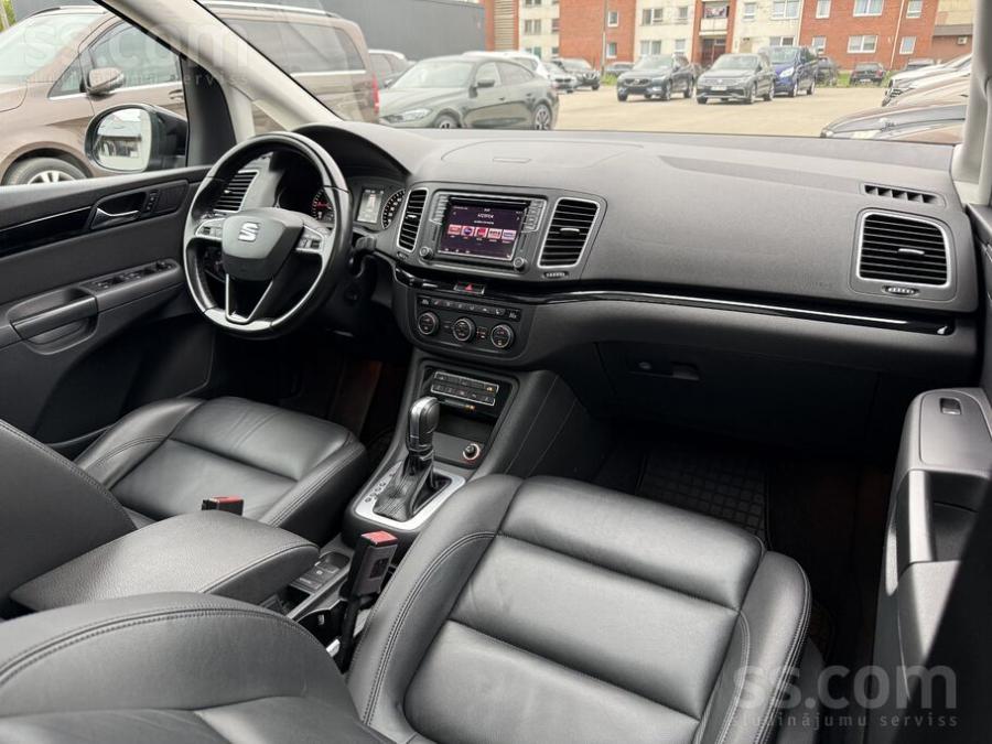 Melns SEAT Alhambra 2017 Jelgava, ar dzinēja tilpumu 2.00 L un nobraukumu 210 tūkst. km par 11500 €, foto 11 vietnē AUTOMOTO.COM.LV