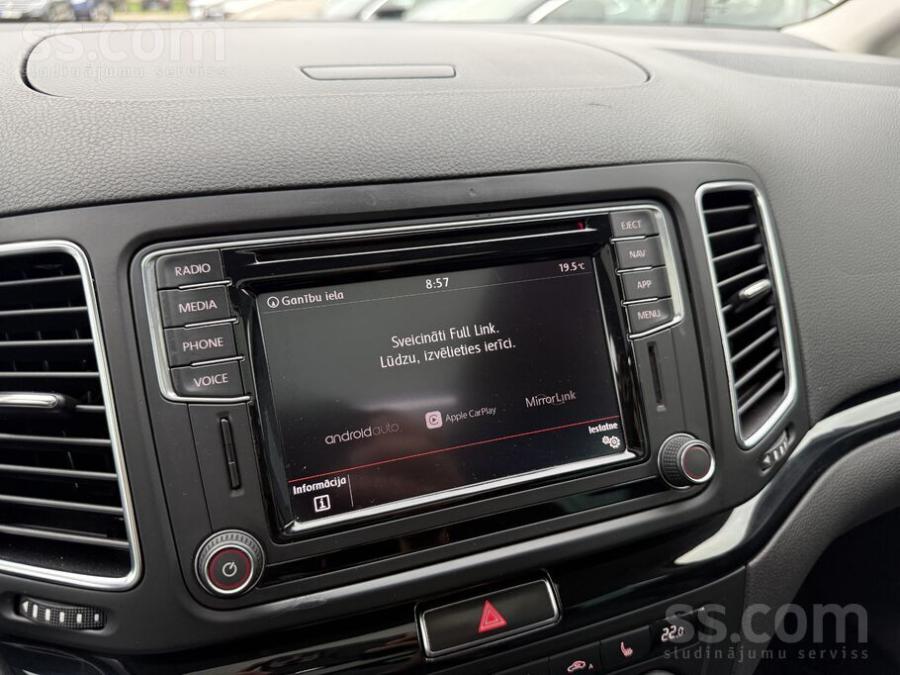 Melns SEAT Alhambra 2017 Jelgava, ar dzinēja tilpumu 2.00 L un nobraukumu 210 tūkst. km par 11500 €, foto 20 vietnē AUTOMOTO.COM.LV