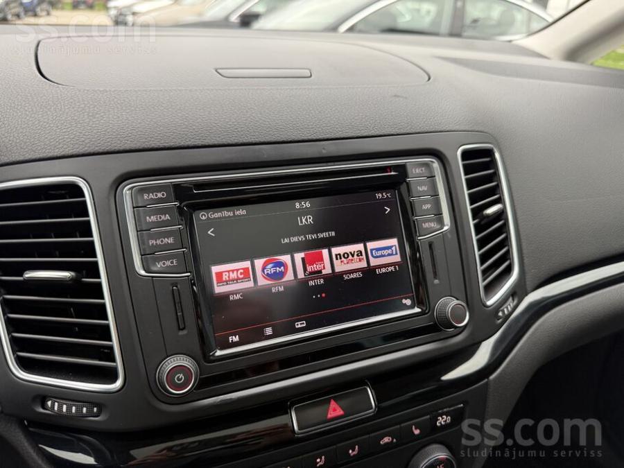 Melns SEAT Alhambra 2017 Jelgava, ar dzinēja tilpumu 2.00 L un nobraukumu 210 tūkst. km par 11500 €, foto 22 vietnē AUTOMOTO.COM.LV