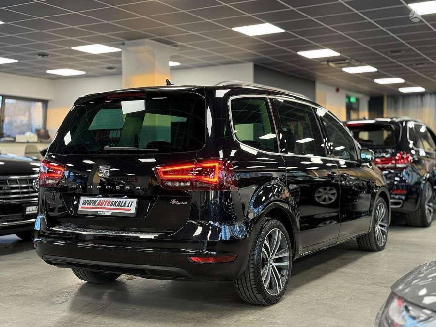Black SEAT Alhambra 2020 in Klaipeda, with an engine capacity of 1.97 L and mileage of 239 thousand km for 15900 €, photo 5 on AUTOMOTO.COM.LV